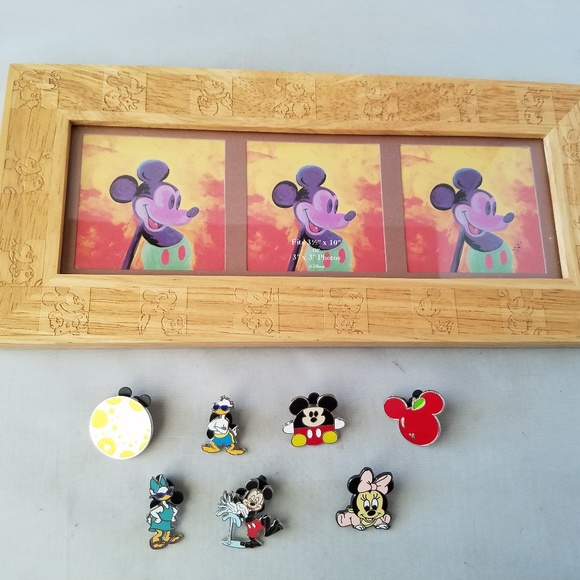 Accessories | Disney Mickey Mouse Photo Frame Trading Pins | Poshmark